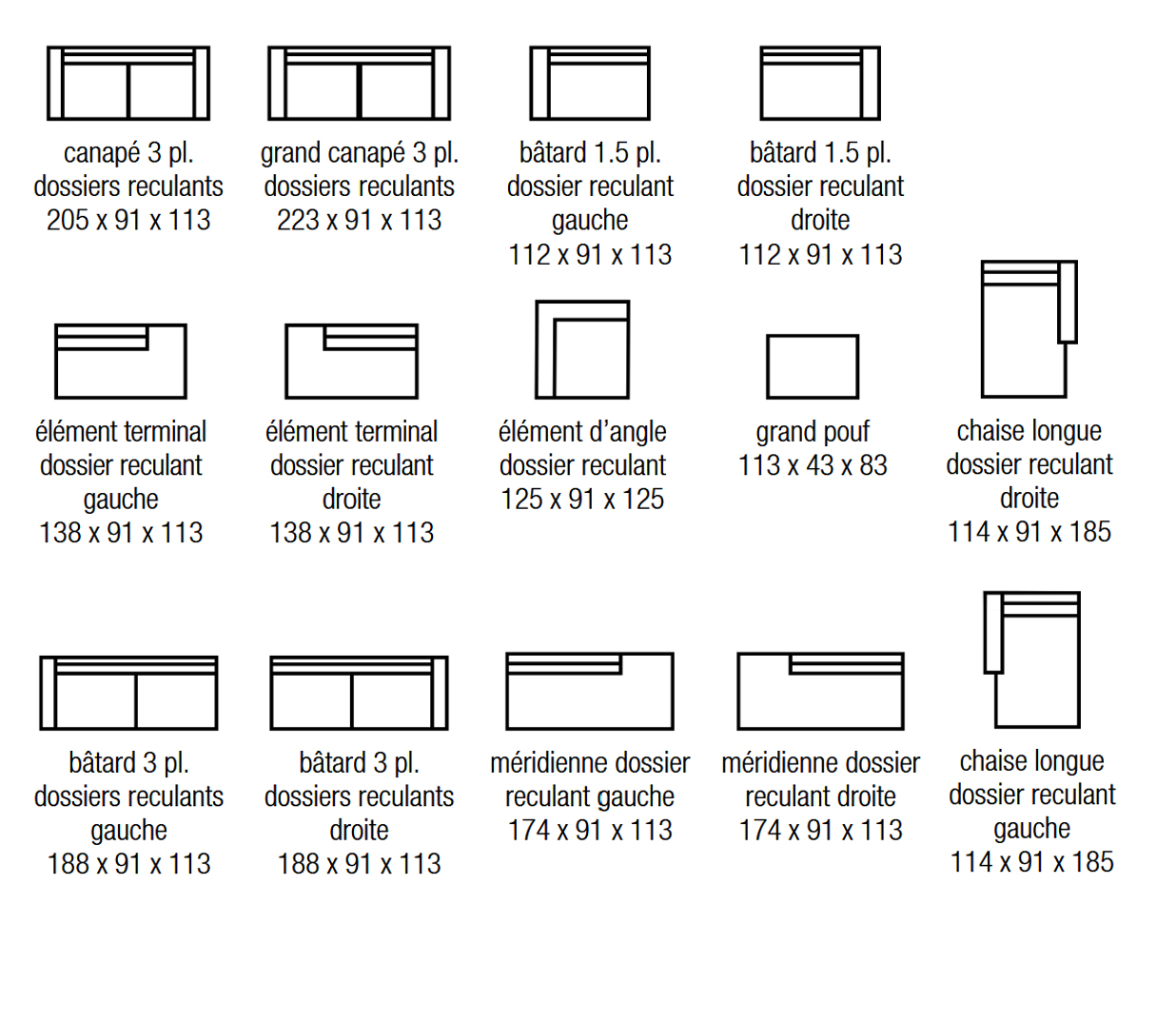 Canapé design, canapé contemporains, Meuble design XXL Maison